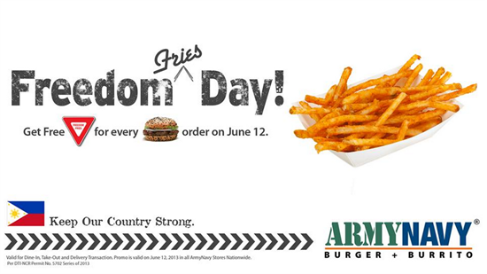 Freedom Fries Day @ Army Navy - EDnything