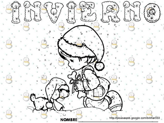 LIBRO DE INVIERNO PARA IMPRIMIR