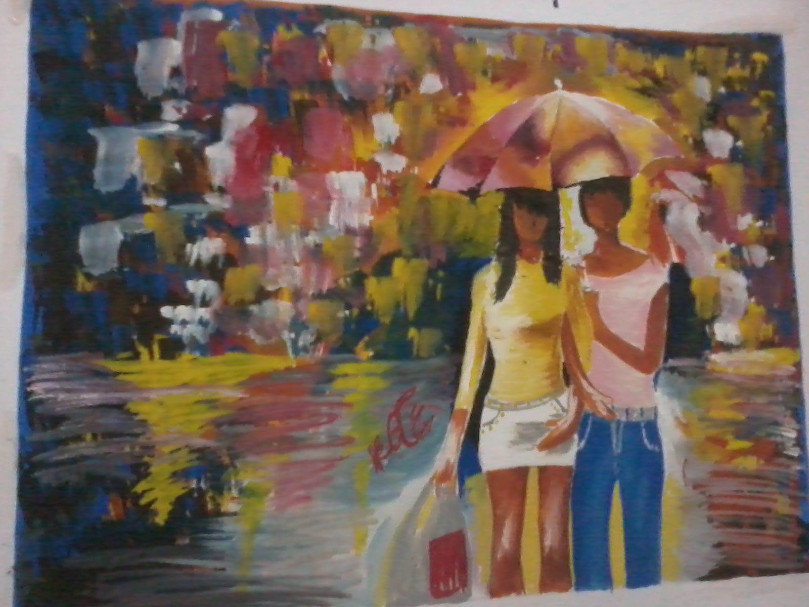 Nature of Art.: My poster colors painting