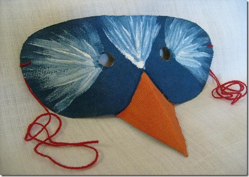 Mascara de perico en foami - Imagui