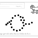 FICHAS DE LA LETRA O PARA NIÑOS DE PREESCOLAR