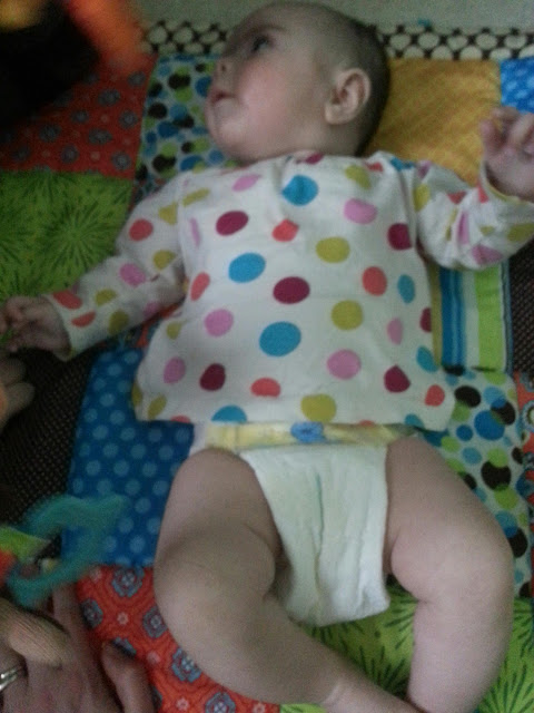 What's happening, Hannah?: No pants baby!