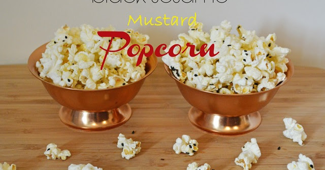 Eat Play Dress: Black Sesame Mustard Popcorn