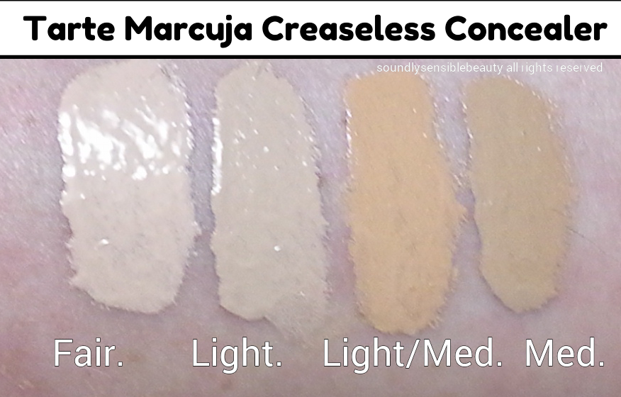 Tarte Marcuja Creaseless Concealer (Full Cover Concealer); Review ...