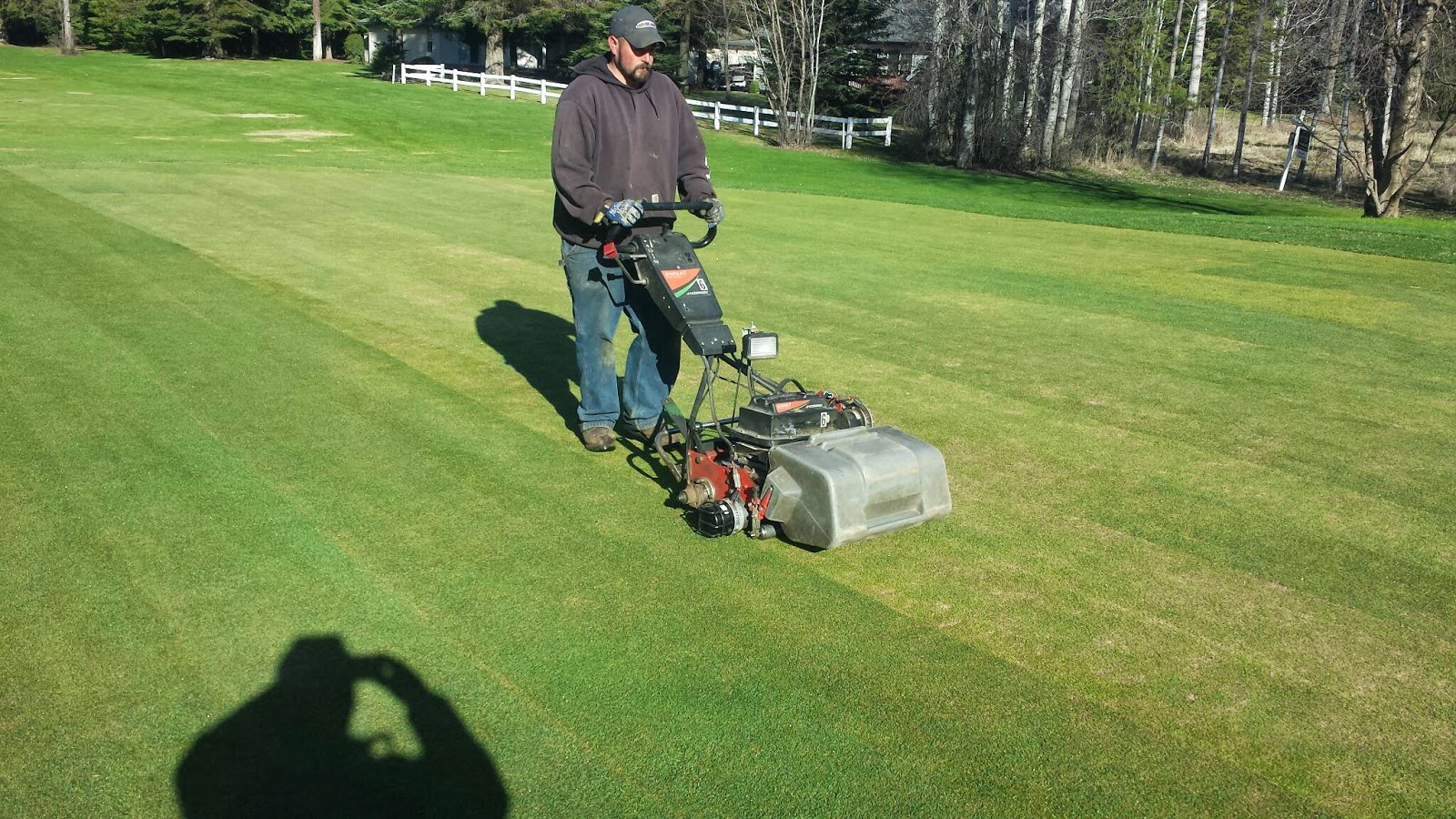 Avondale Golf Course Maintenance: First mowing of new green installed 4 ...