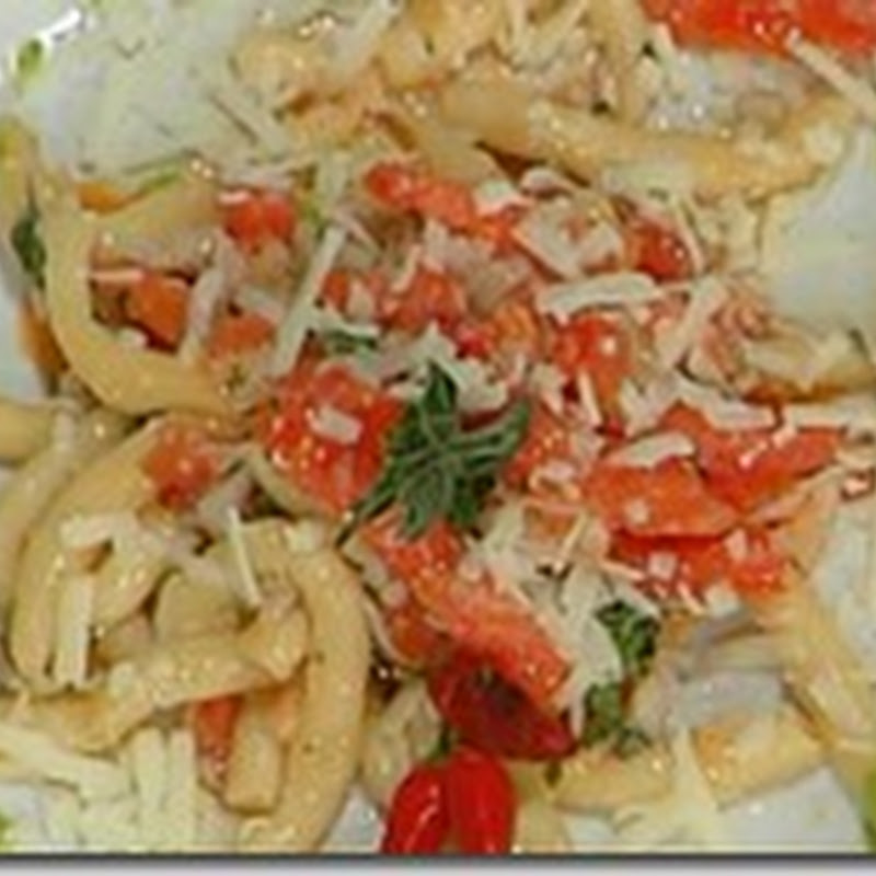 Maccaruni al sugo di ventricelle e pecorino