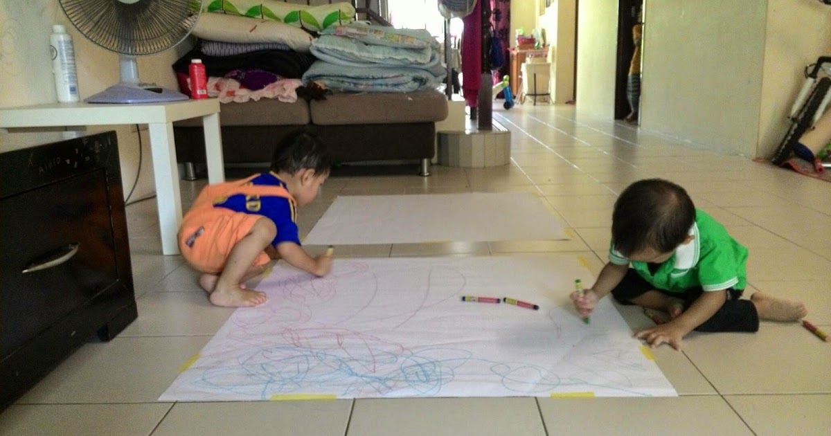 Dan disinilah sejarah tercipta....: Aktiviti melukis dan menconteng...