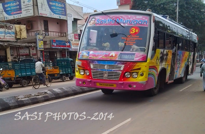 IRTT Erode: Erode to bhavani via chithode bus