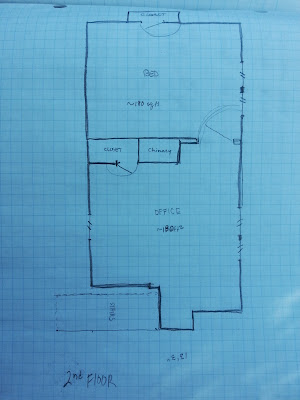 International Blue: Our House Design Sketches on Graph Paper
