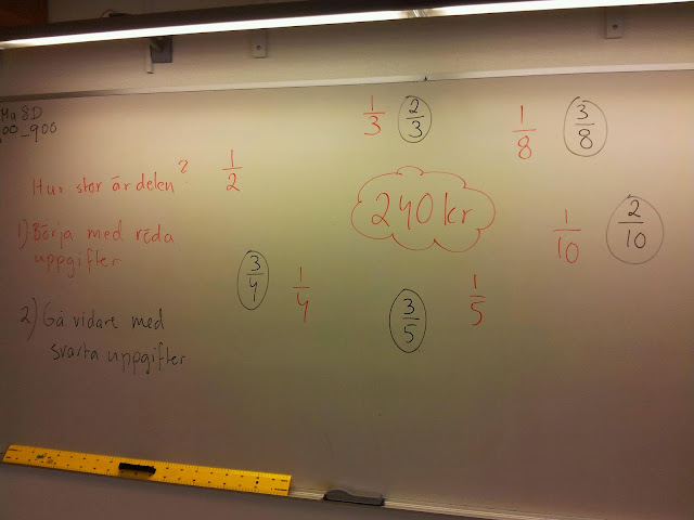 Matematik år9: Andel, Del och Helhet