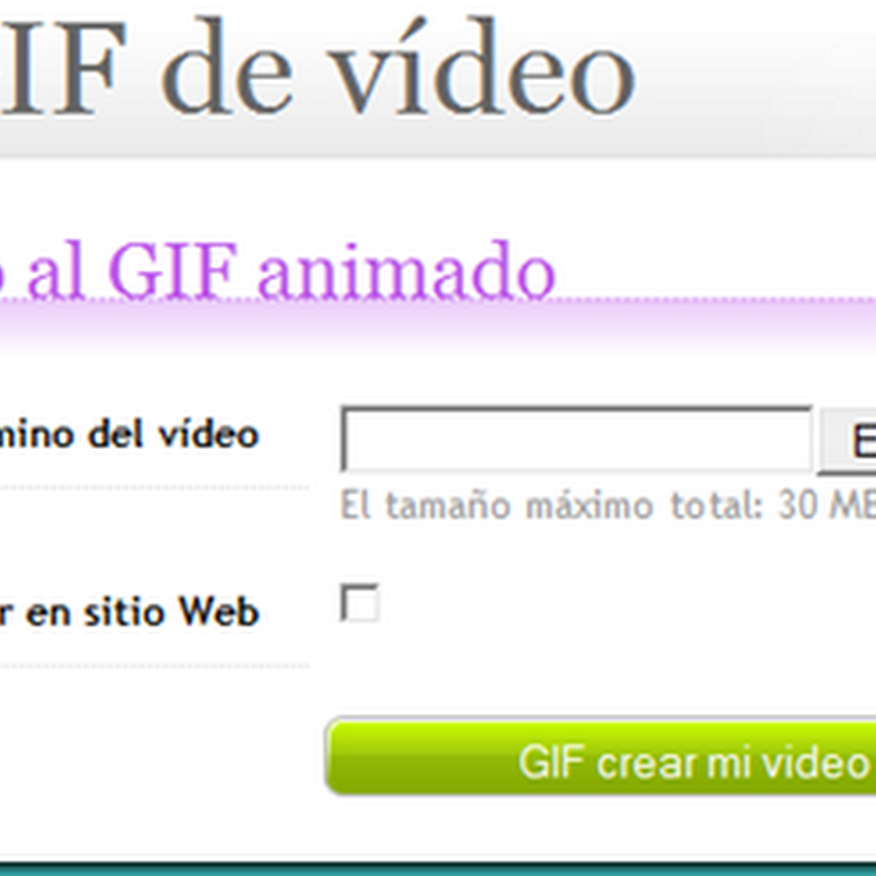 generador: Crea un gif animado desde un video de youtube - Blog de imágenes