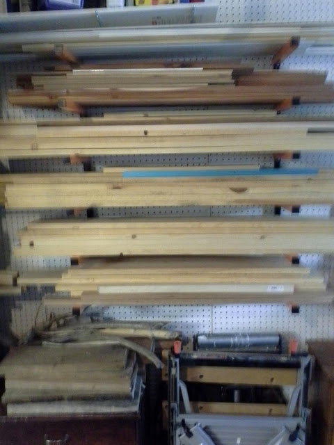 Randy's Woodshop: Wood shop layout wood storage racks