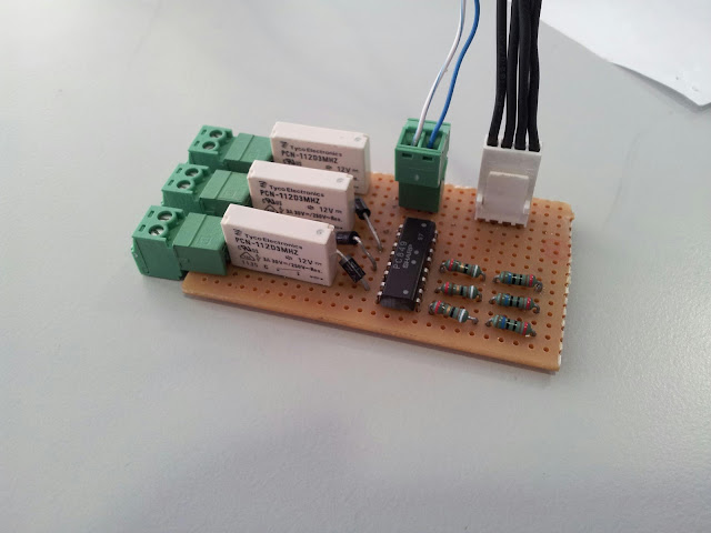 E-STOP e consola de monitorização e controlo para ATLASCAR: Os reles de ...