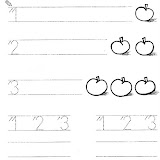 FICHAS PARA APRENDER EL NUMERO 3