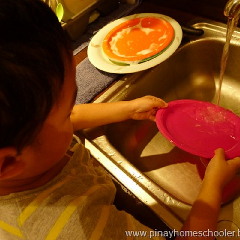 Washing Dishes | The Pinay Homeschooler