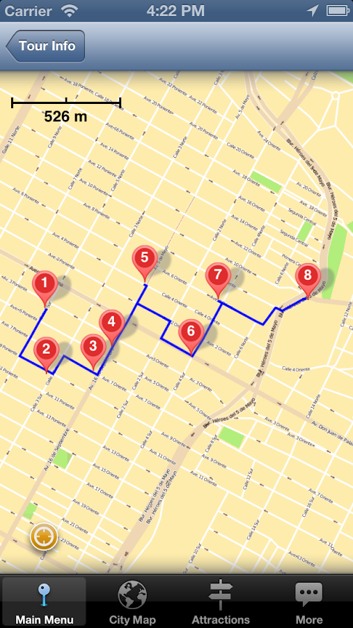 Puebla Map and Walks - Android aplikacije na Google Playu