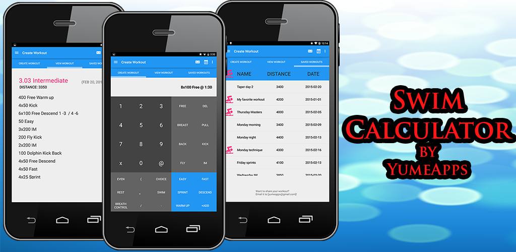 Swim Calculator - Latest version 7.6 for Android App Health & fitness