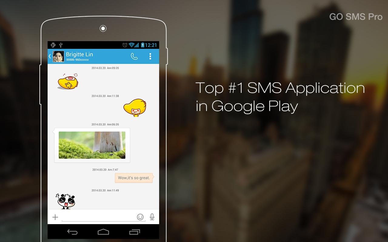 GO SMS Pro - 無料テーマ & メッセージ - Google Play の Android アプリ