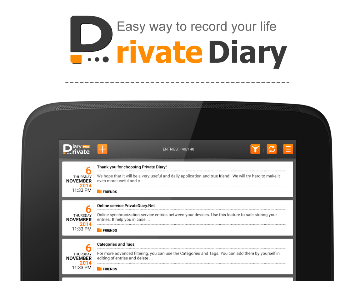 Private DIARY Pro Personal Journal Android Apps On Google Play