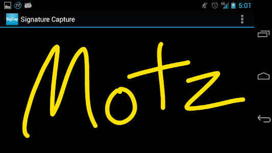 Signature Capture Sample Signature Capture Sample Android Productivity Apps