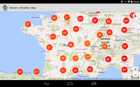 Netatmo Weather Map (beta) – Netatmo Weather Map – Android Weather Apps