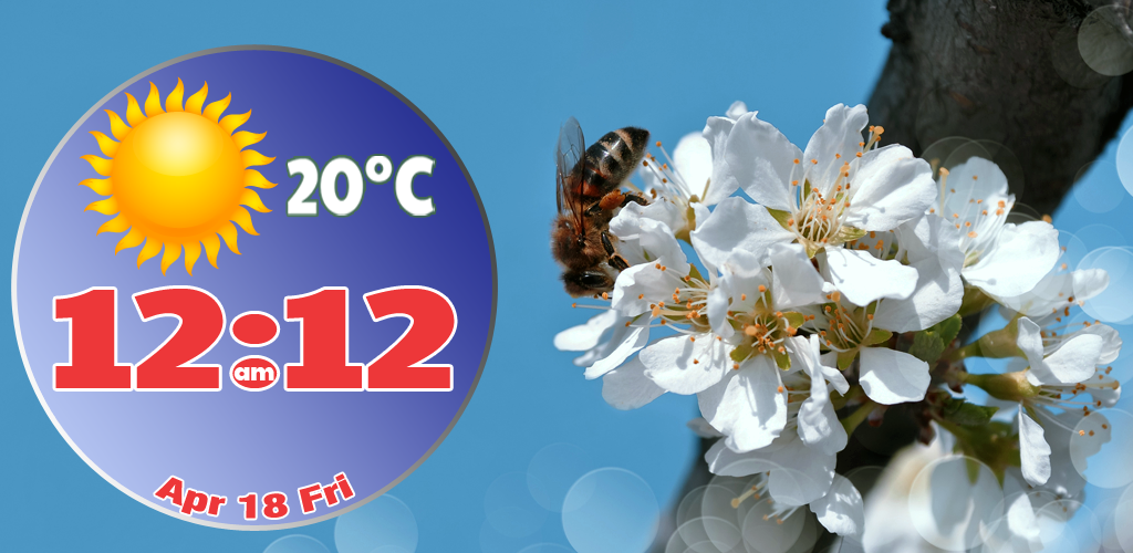 Spring Weather Clock Widget - Latest version 1.2.3 for Android App Weather