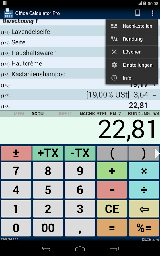 Office Taschenrechner Pro – Android-Apps auf Google Play