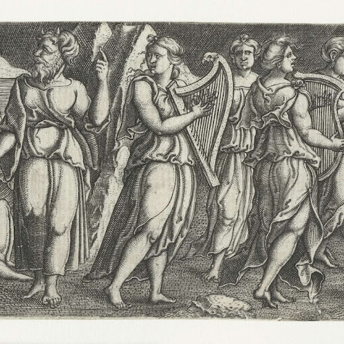 Triomf van Mirjam, Monogrammist AC (16e eeuw), 1520 - 1562 - Rijksmuseum