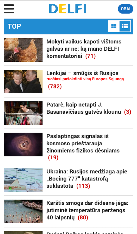 Delfi.lt – „Android“ programos „Google Play“