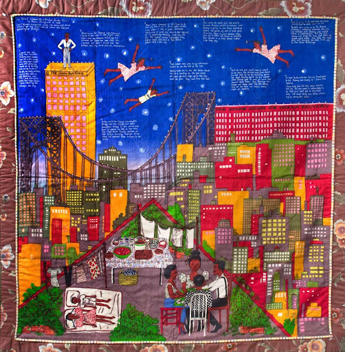 Tar Beach #2 - Faith Ringgold — Google Arts & Culture