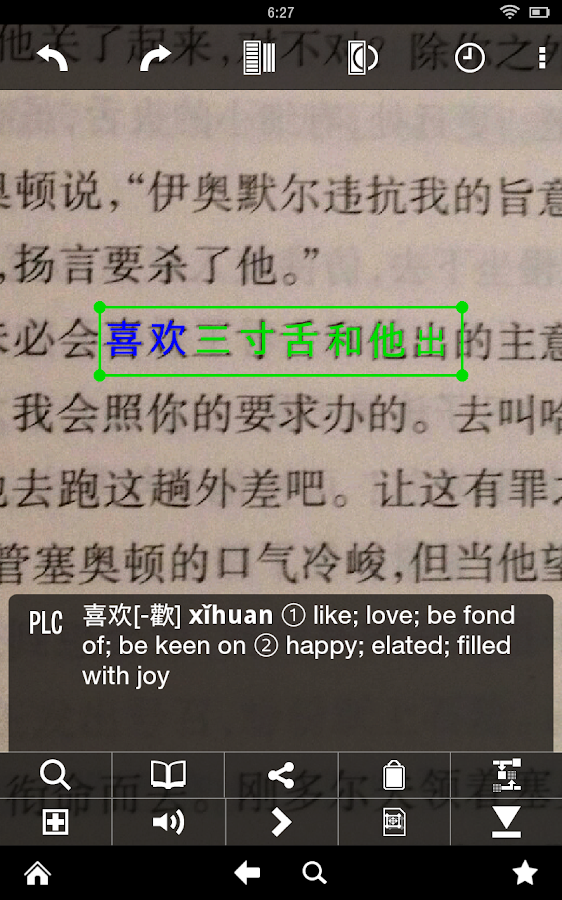 Pleco Chinese Dictionary - screenshot