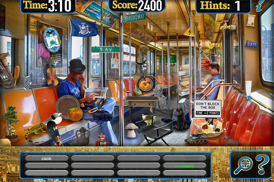 Hidden Objects - New York City Puzzle Object Game - Android Apps on ...