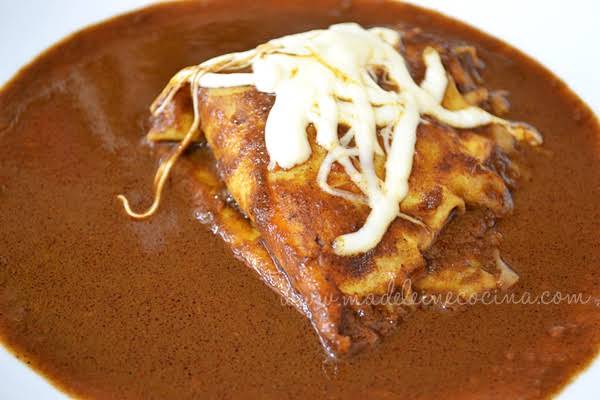 Mole And Mushroom Crepes | Savory Vegetarian Crepes Recipe | Yummly