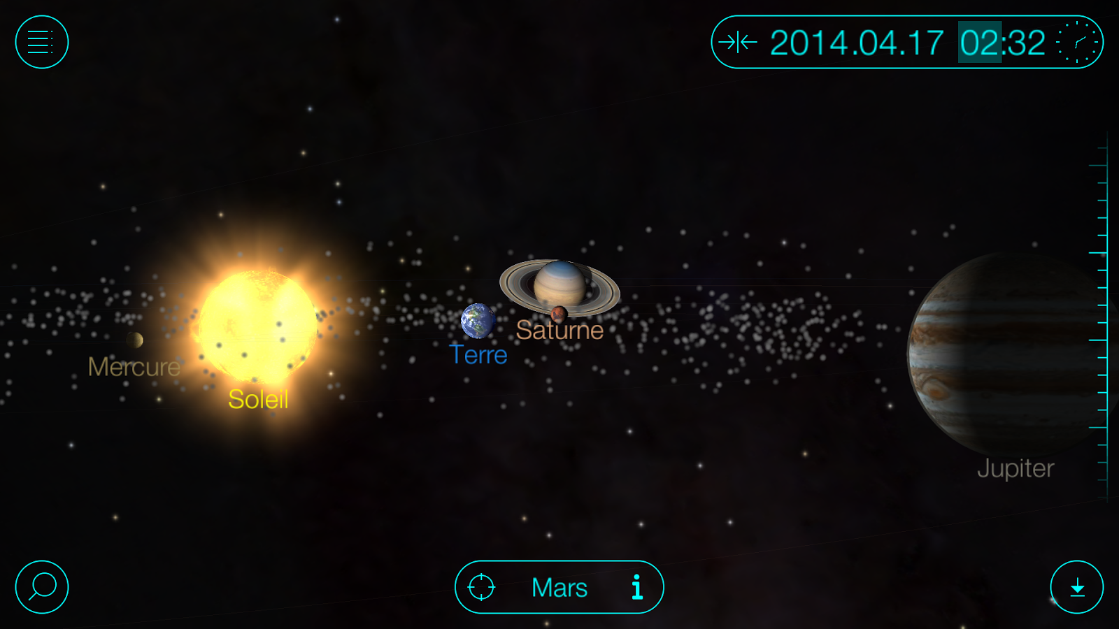Solar Walk Free - Système solaire et Planètes 3D – Applications Android ...