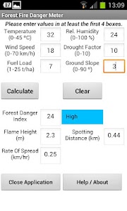 Forest Fire Danger Meter – Forest Fire Danger Index Calculator ...