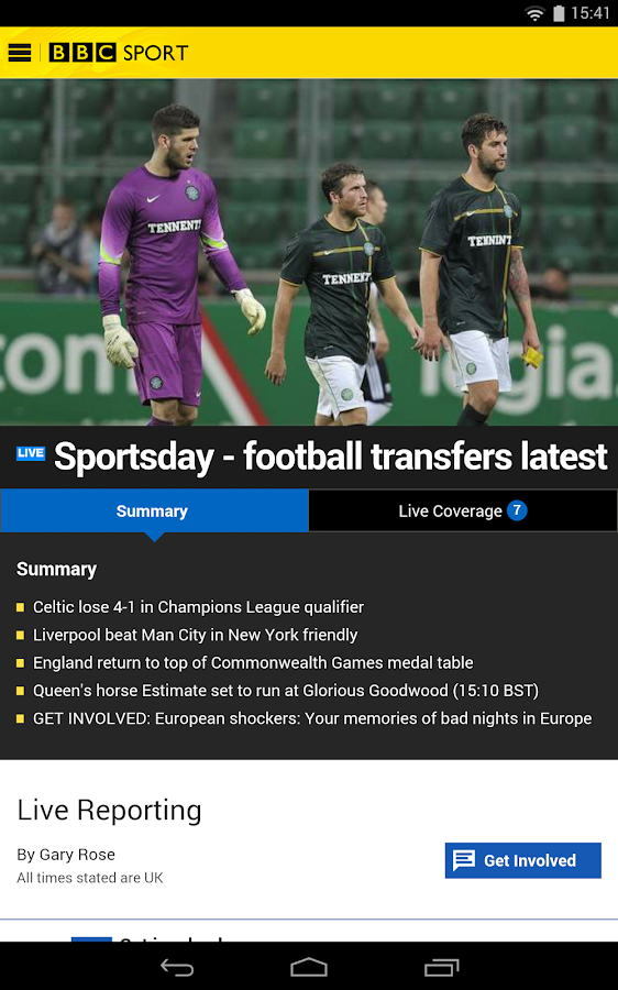 BBC Sport - Android Apps on Google Play