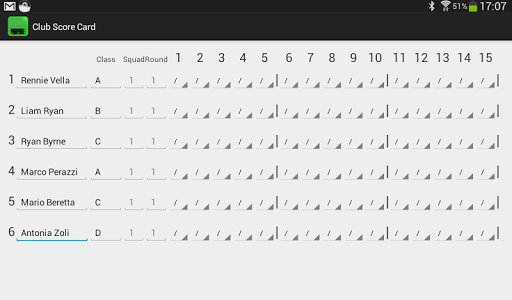 Clay Shooting Club Score Card – Clay Shooting Club Score Card – Android ...