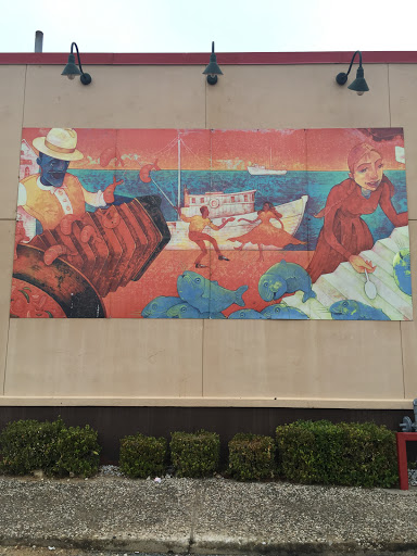 Popeyes Wall Mural Portal in University Park Texas United States ...