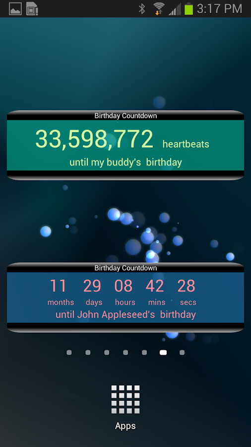 Birthday Countdown Widget - Android Apps on Google Play
