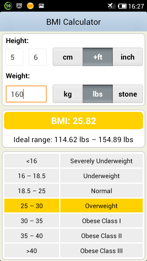 BMI Calculator - Android Apps on Google Play