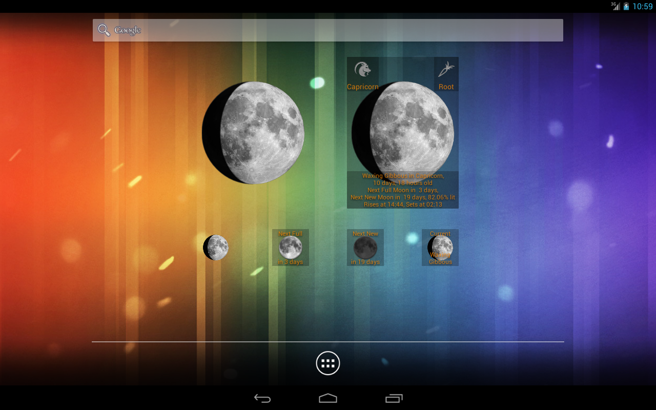Moon Phases Widget - Android Apps on Google Play