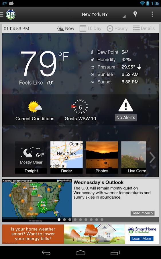 WeatherBug - screenshot