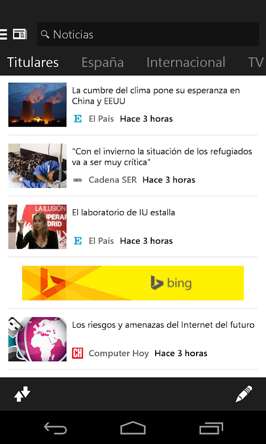 MSN Noticias: Titulares - Aplicaciones de Android en Google Play