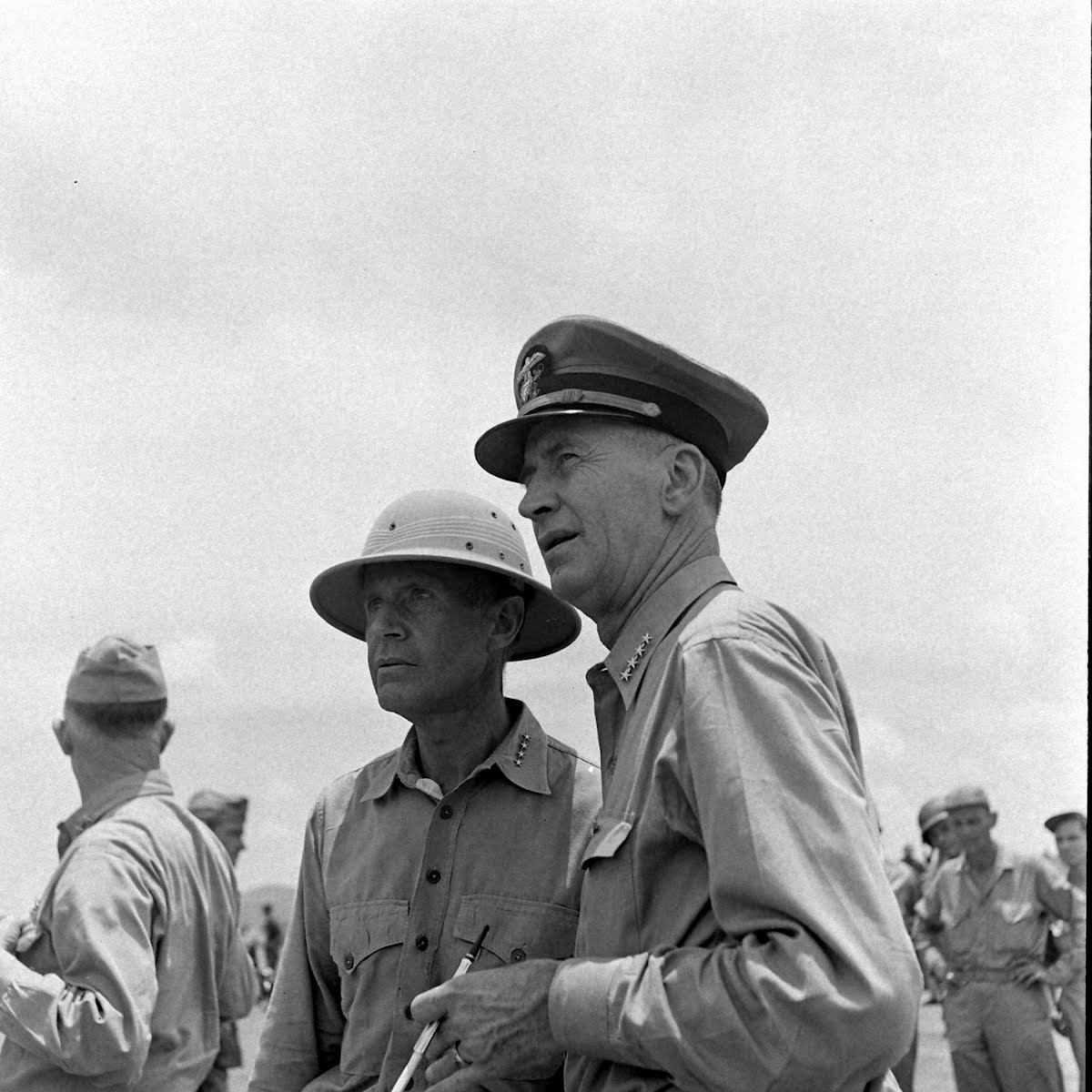 Nimitz And King At Saipan - W Eugene Smith — Google Arts & Culture