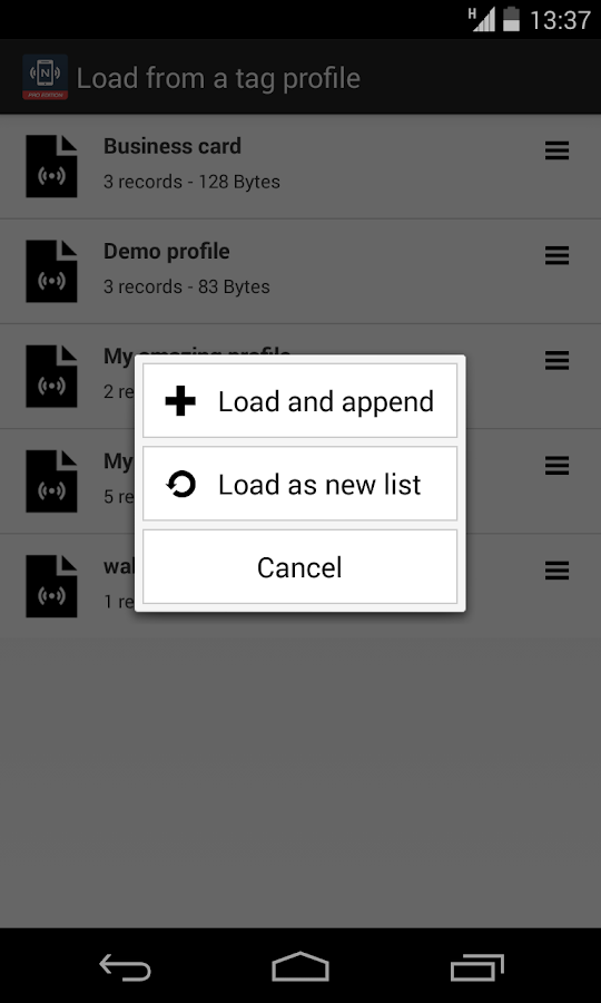 NFC Tools - Pro Edition - Android Apps on Google Play
