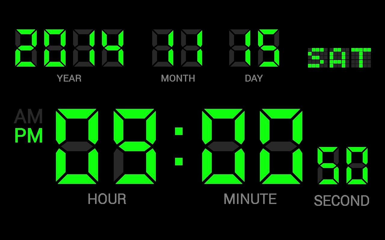 Clock Display Screensaver Free Download Heresup