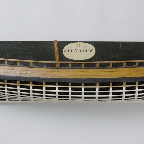 Half Model of an 8-Gun Brig, anonymous, c. 1800 - Rijksmuseum
