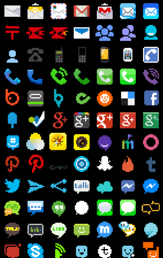 8-BIT Icon Theme - Android Apps on Google Play
