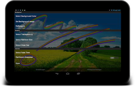 Touch the Rainbow Wallpaper – Live Wallpaper that draws rainbows ...