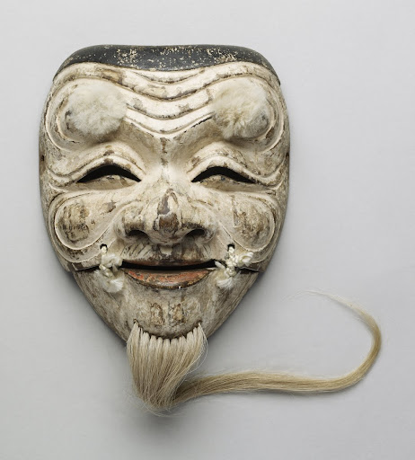 Noh mask of Okina or old man type - unknouwn — Google Arts & Culture